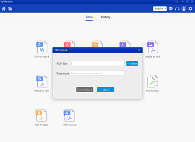 Como descriptografar arquivos PDF criptografados? – Ferramenta de conversão gratuita SanPDF