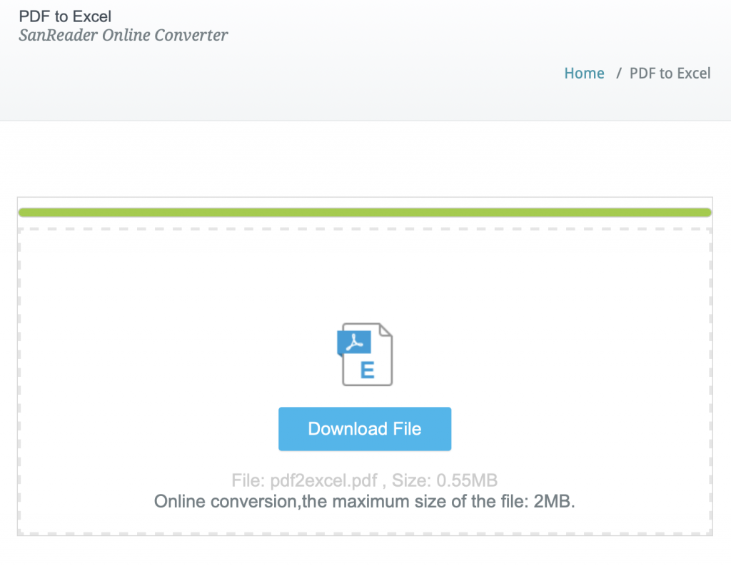  How To Convert PDF To Excel Document SanPDF Converter Free