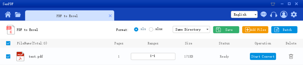 How to convert Excel to PDF? – SanPDF Converter Free