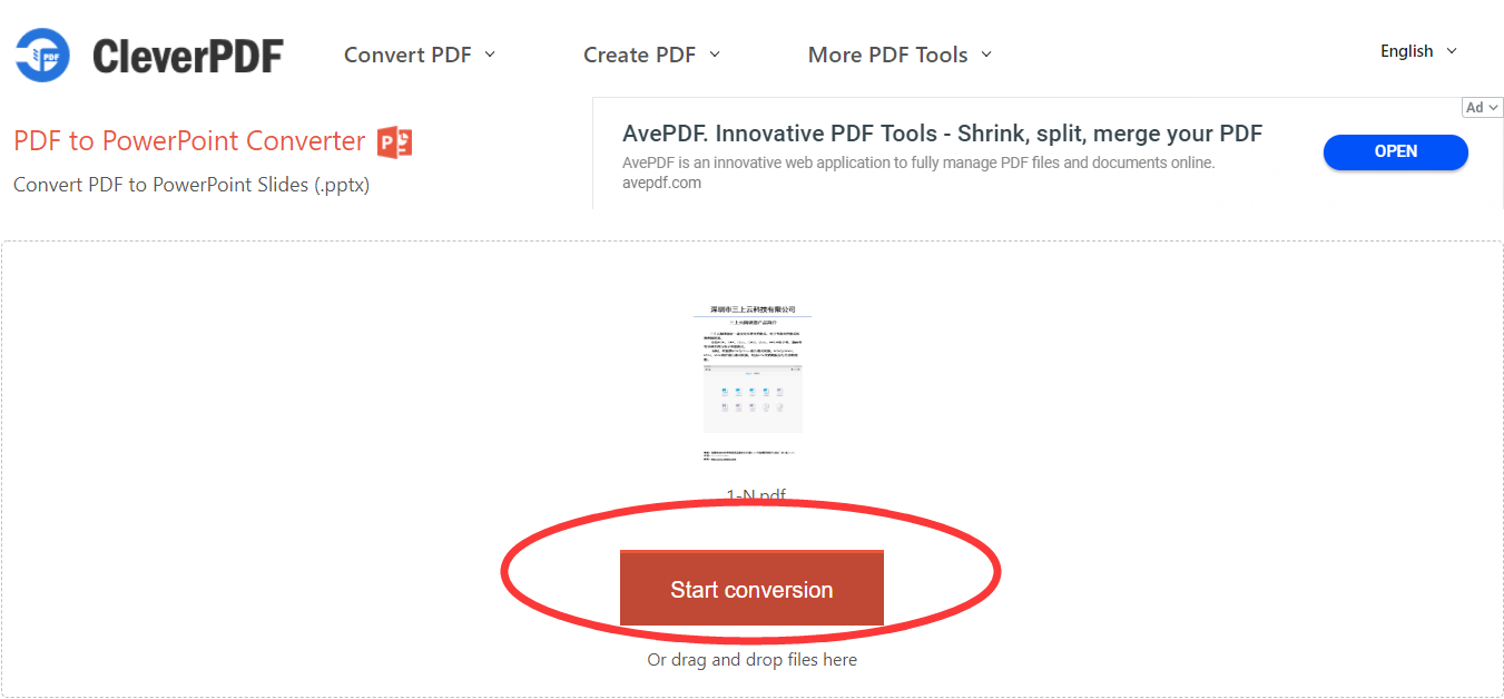 Free online conversion of San PDF to Microsoft Office PowerPoint (.ppt ...